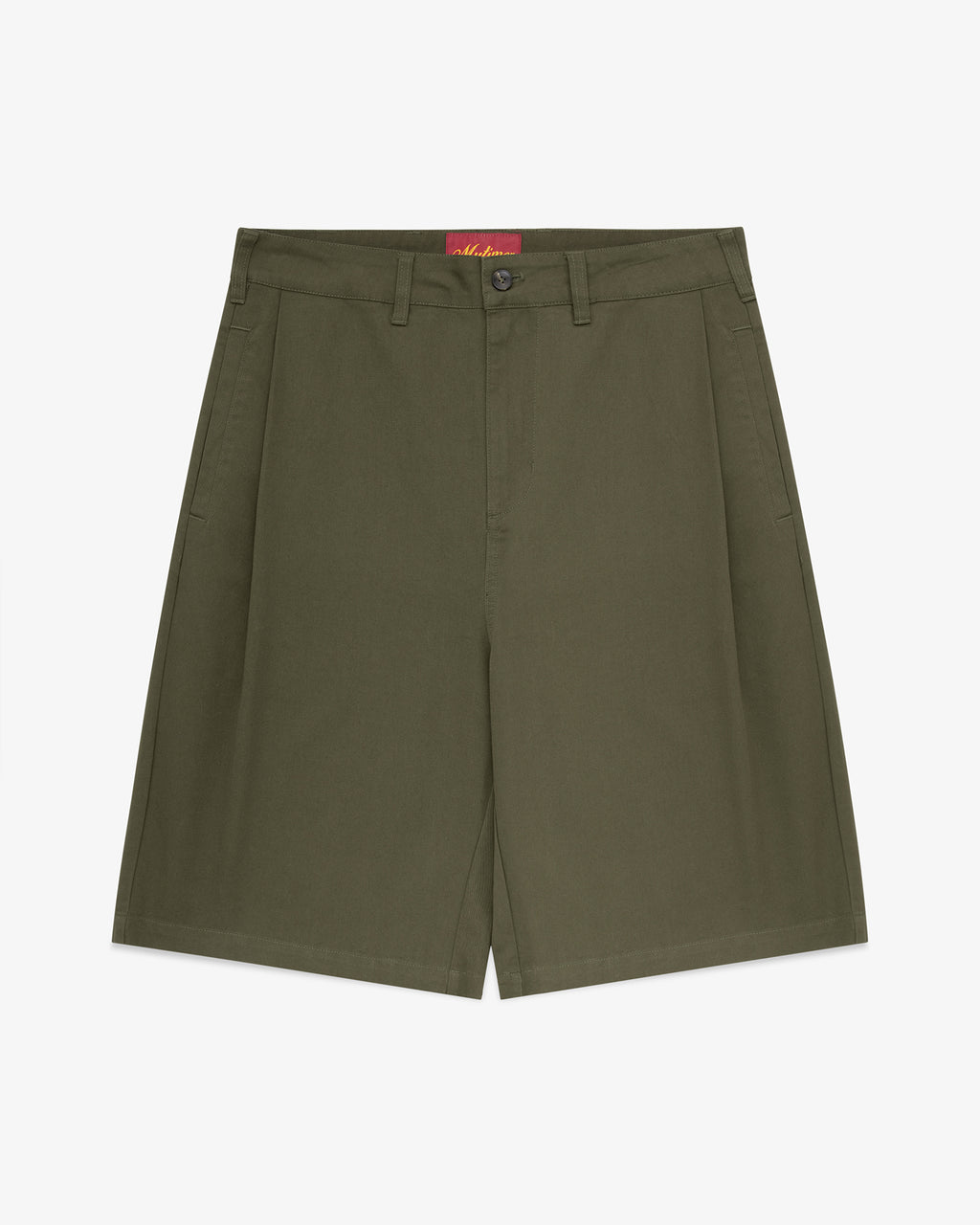 Pleated Shorts - Olive | Mutimer